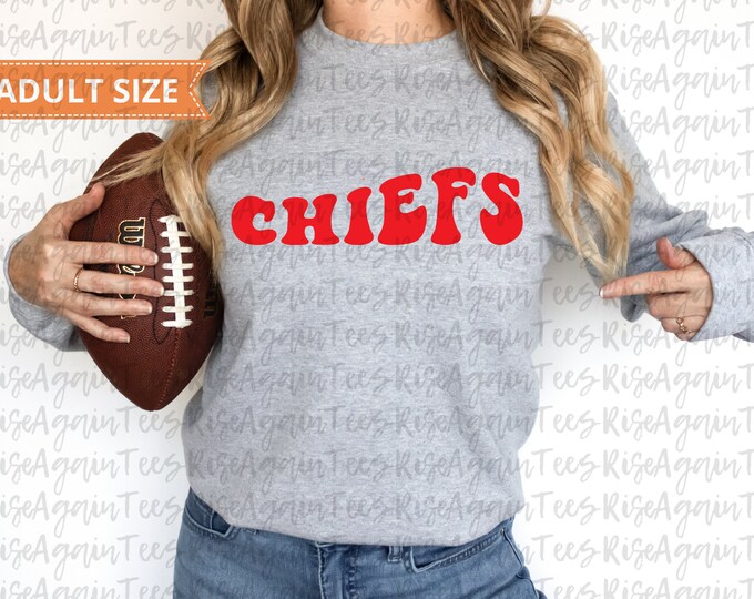 Chiefs Screen Print Transfers Ready for Press Custom Heat Transfer ...