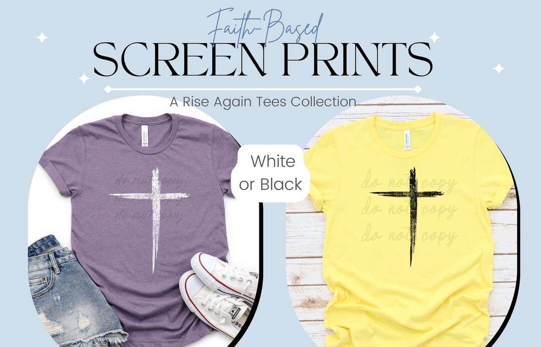 Christian Screen Print Transfers Ready for Press Jesus Heat Transfer ...