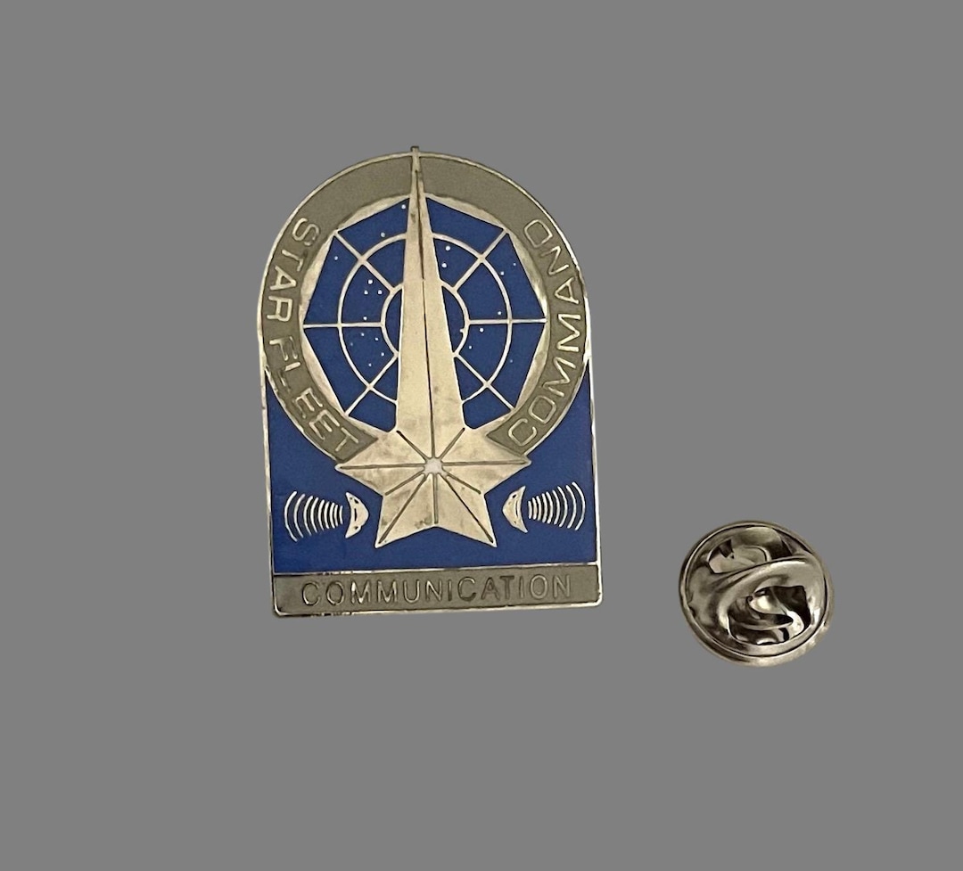 Star Trek Pin Starfleet Command Communication Pin Vintage Licensed - Etsy