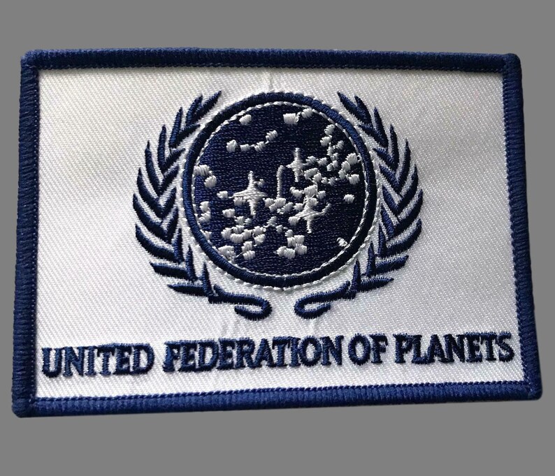 Star Trek United Federation of Planets UFP Flag Logo Iron on - Etsy