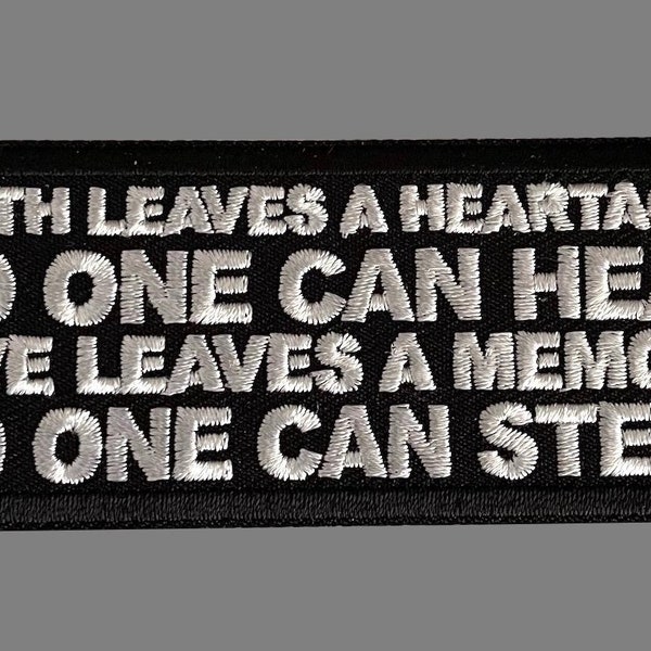Biker Memorial Patch - Etsy