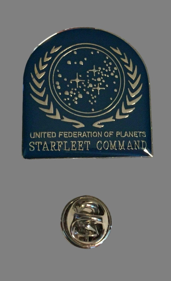 Star Trek TNG United Federation of Planets Logo Pin Costume | Etsy