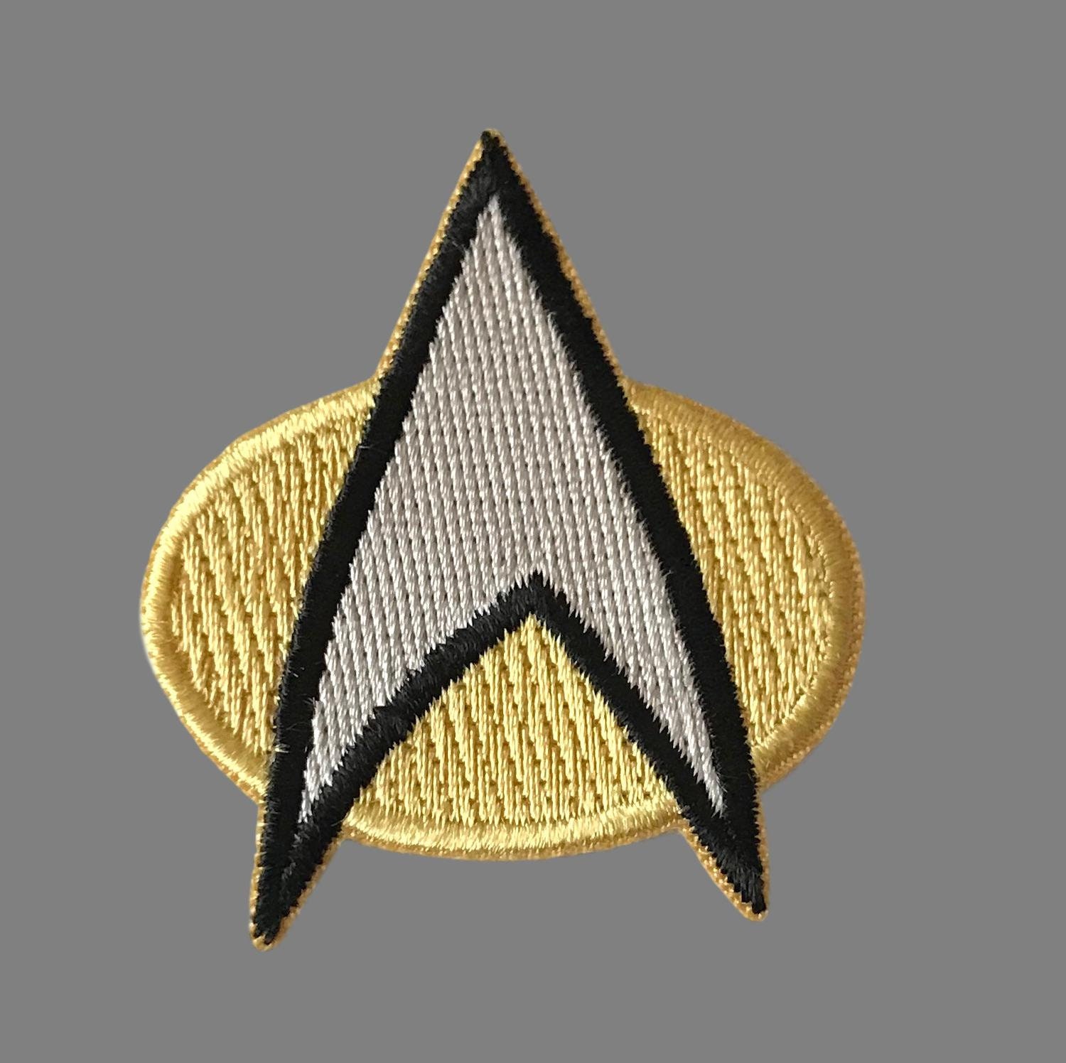 Star Trek Communicator Insignia Patch Embroidered Iron on | Etsy