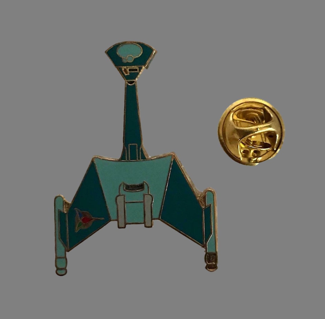 Star Trek Klingon Battlecruiser Ship Metal Pin Costume Uniform Pin ...