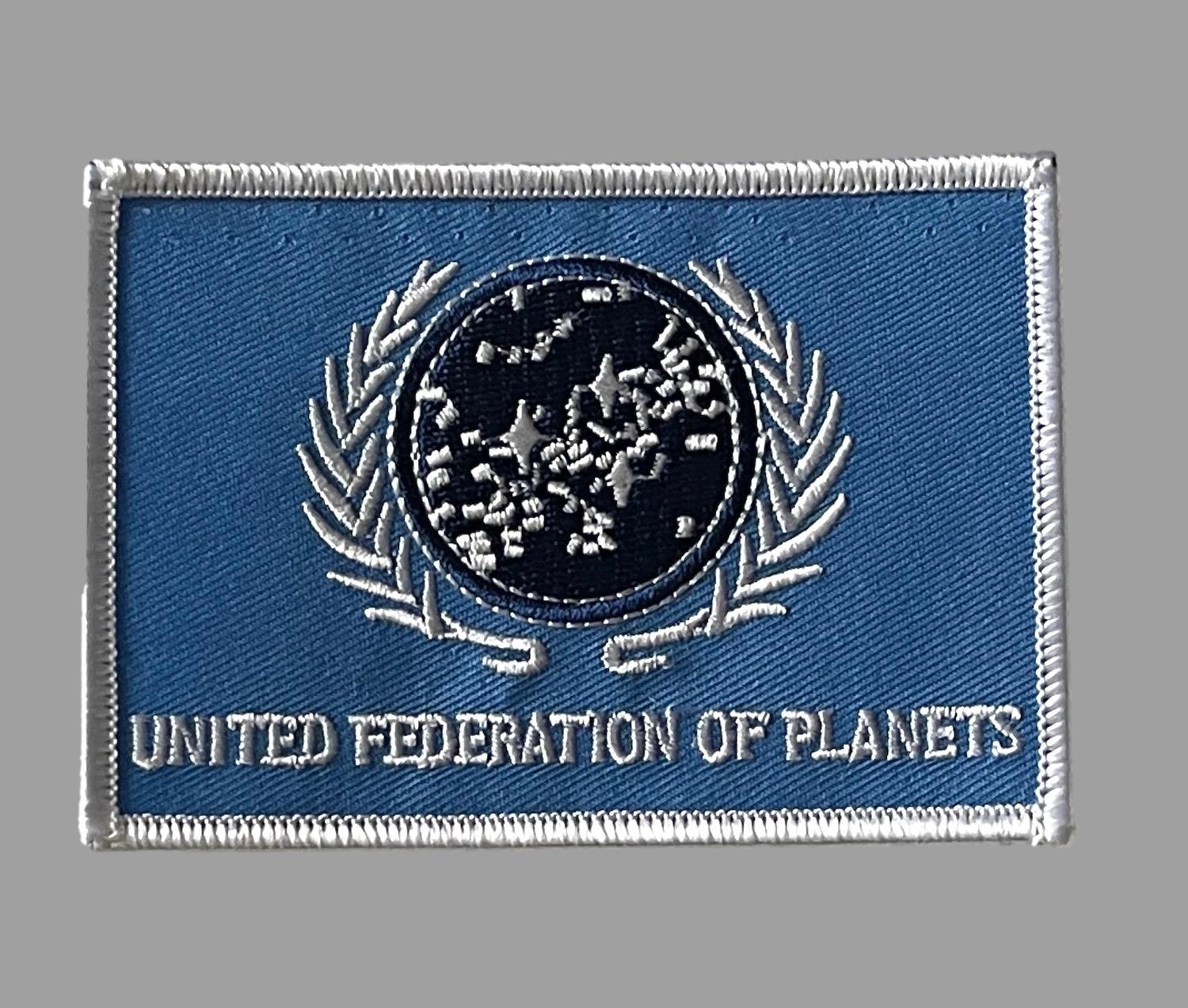 Star Trek United Federation of Planets UFP Flag Blue Iron on | Etsy