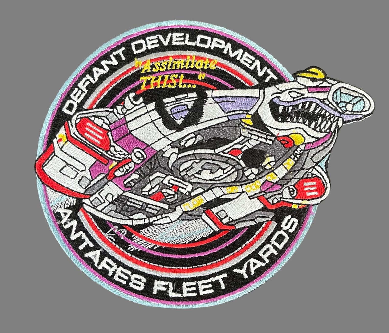 Star Trek DS9 Defiant Antares Fleet Yards Iron on Patch | Etsy