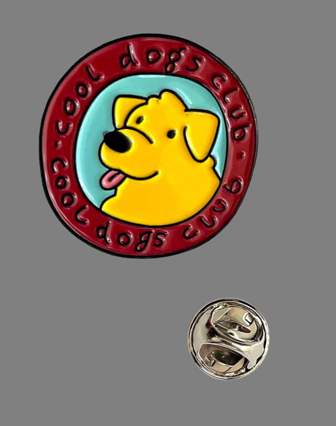Cool Dogs Club Cartoon Lapel Pin - Etsy