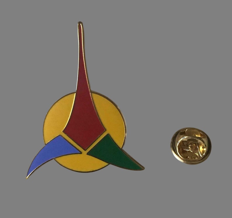 Star Trek Classic Klingon Crest Series Tricolor Large Size - Etsy