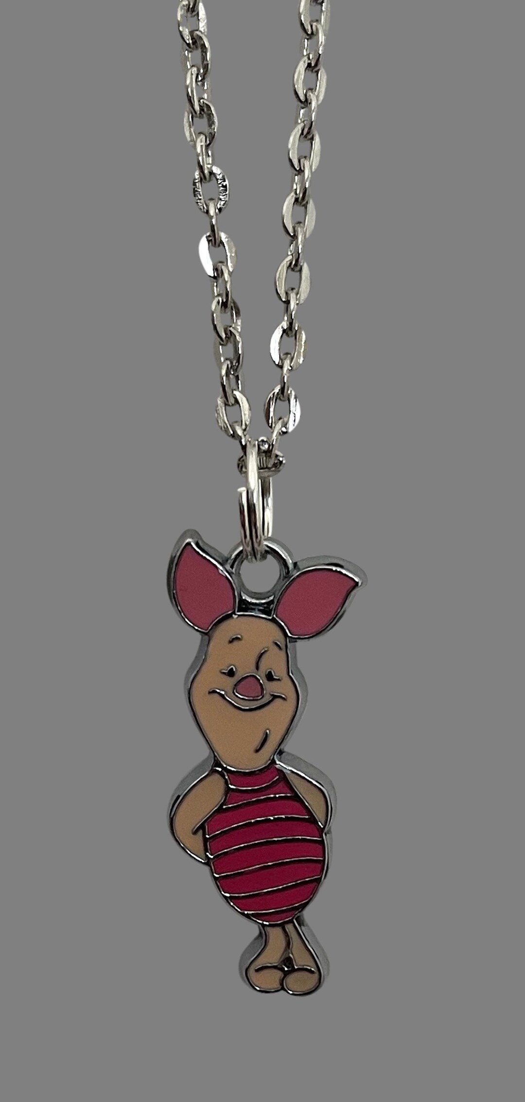 Piglet Winnie the Pooh Necklace Cartoon Charm Pendant - Etsy