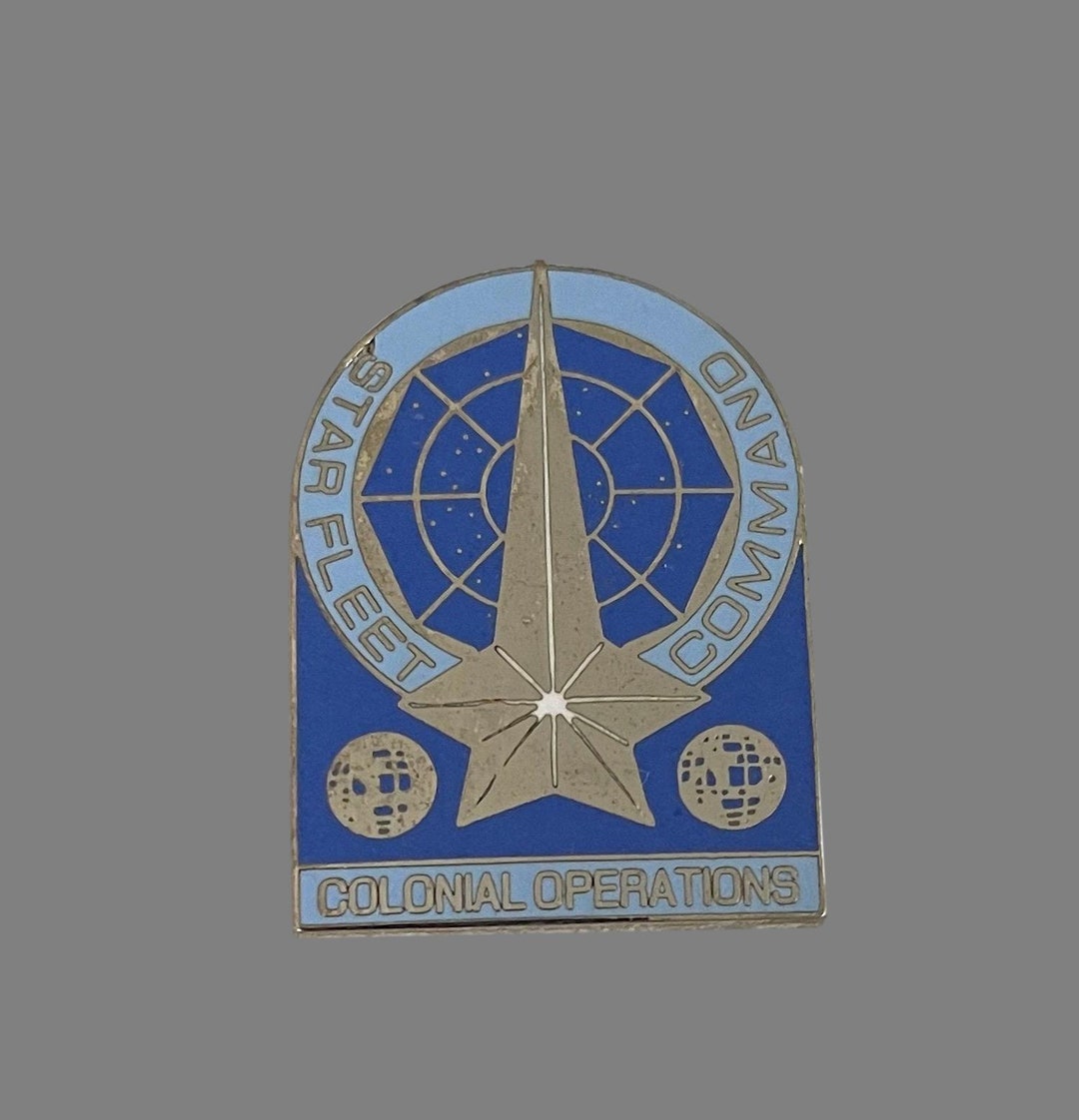 Star Trek Starfleet Command Colonial Operations Pin Vintage Licensed - Etsy