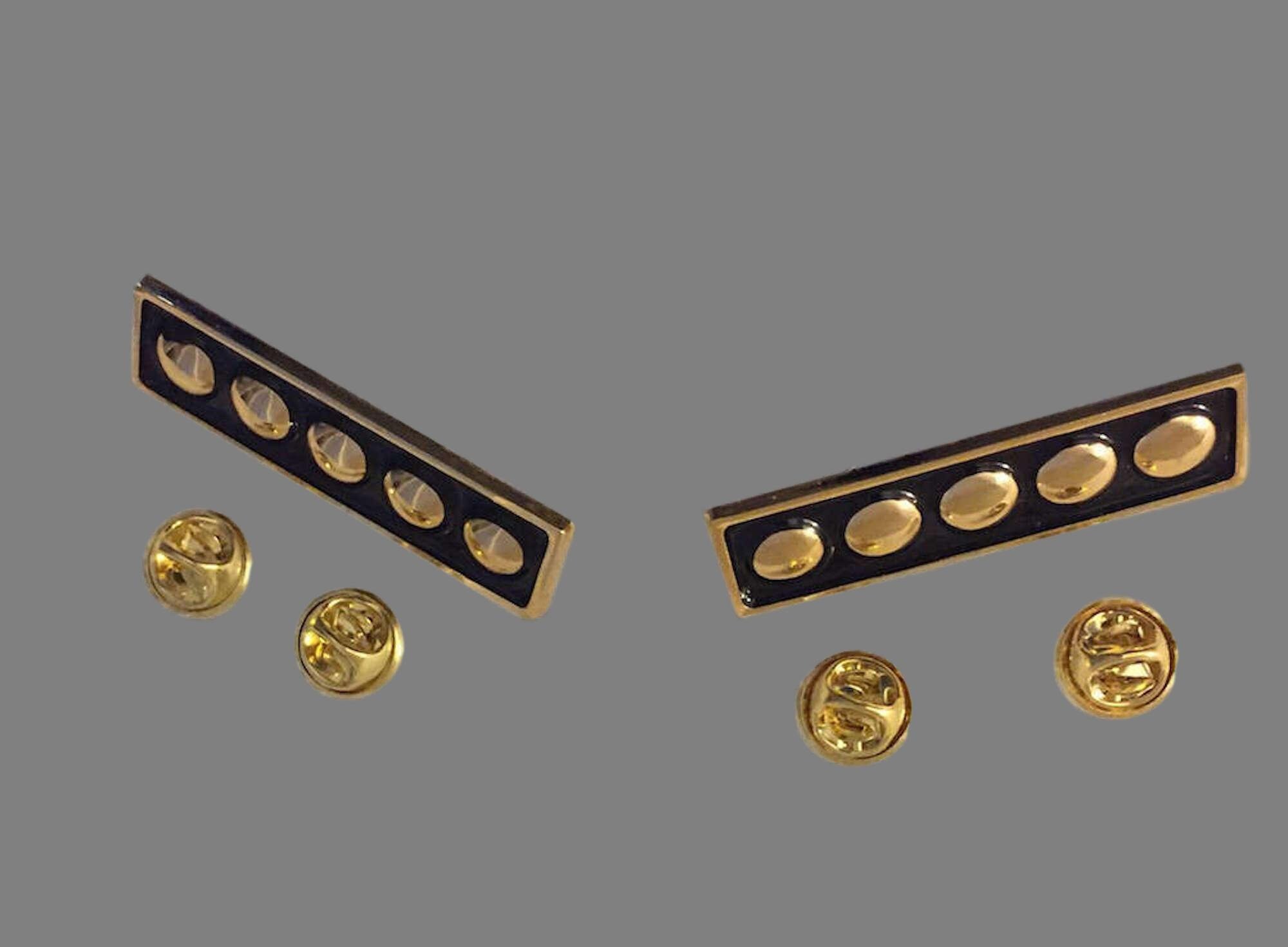 Star Trek the Next Generation Fleet Admiral 5 Star Collar Pins Set of 2 ...