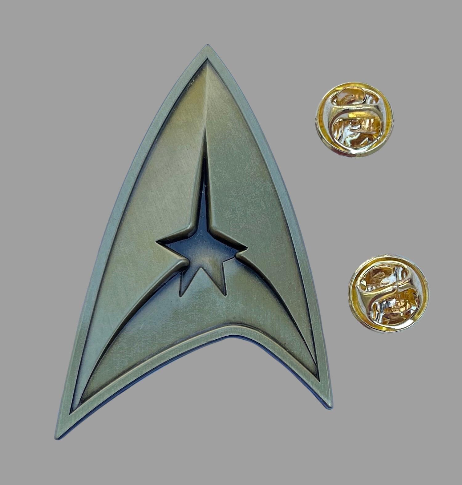 Star Trek Original Command Insignia Brass Tone Metal Costume - Etsy Ireland