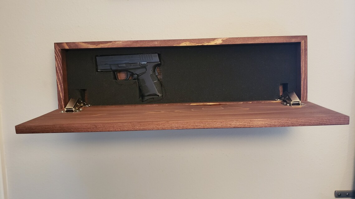 Gun Concealment Shelf & Coat Rack, Hidden Items, Secret Compartment - Etsy