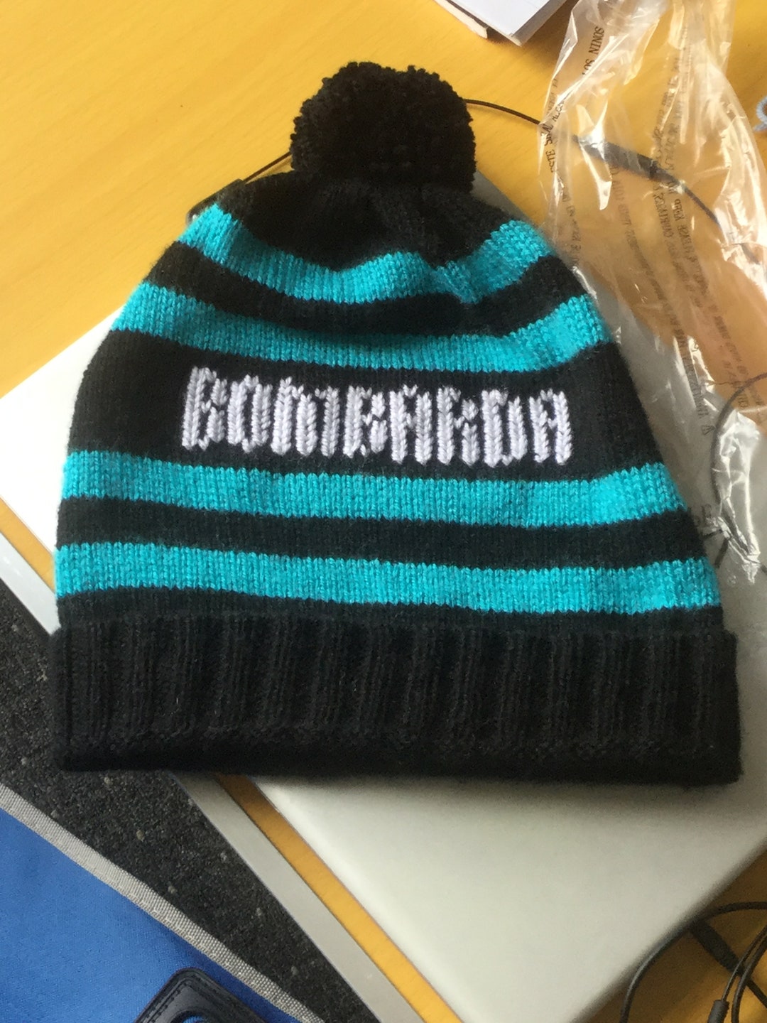 Athletic Beanie Text Design - Etsy