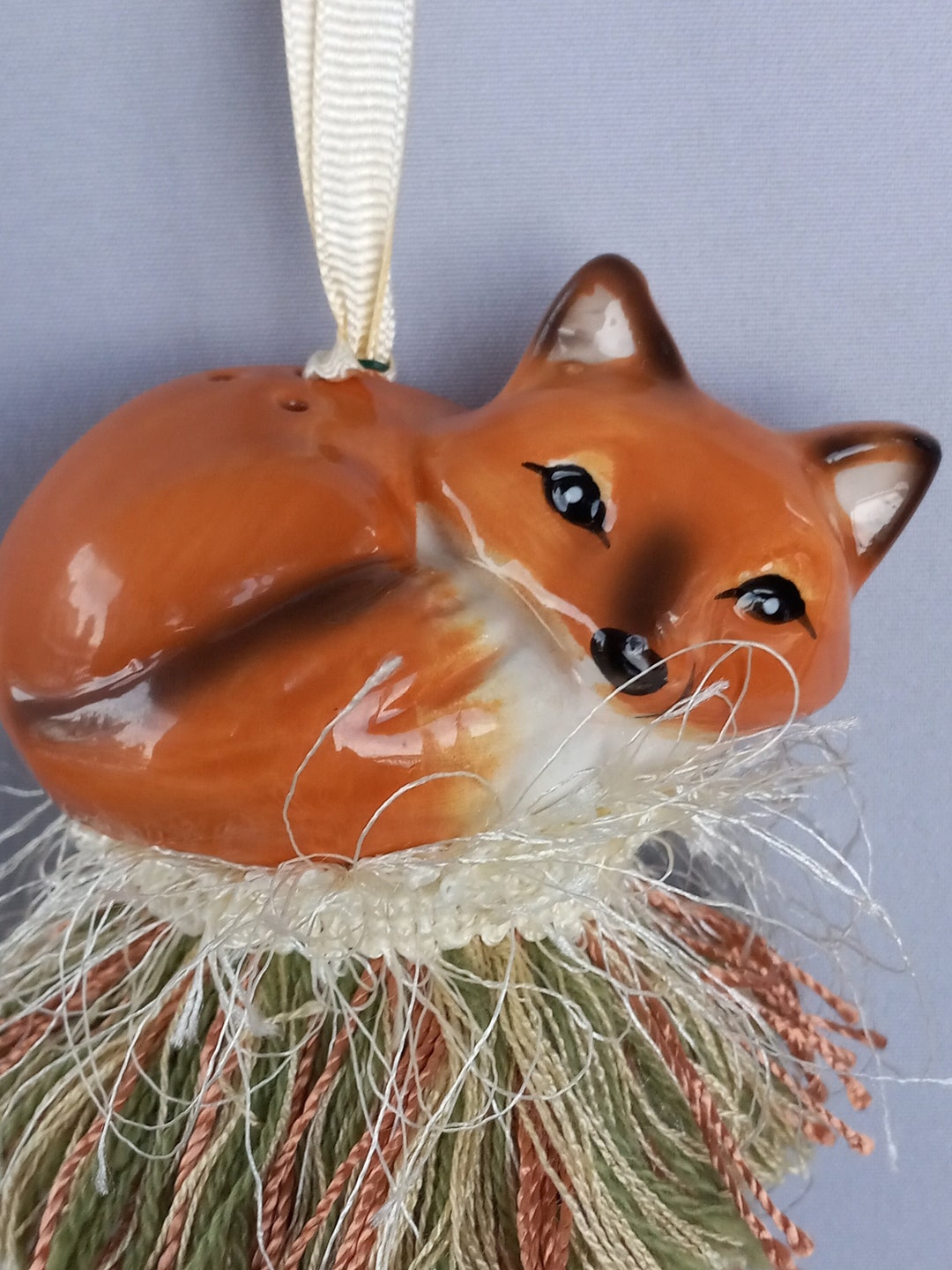 Handmade Fox Salt or Pepper Shaker Tassel Unique Tassel for - Etsy