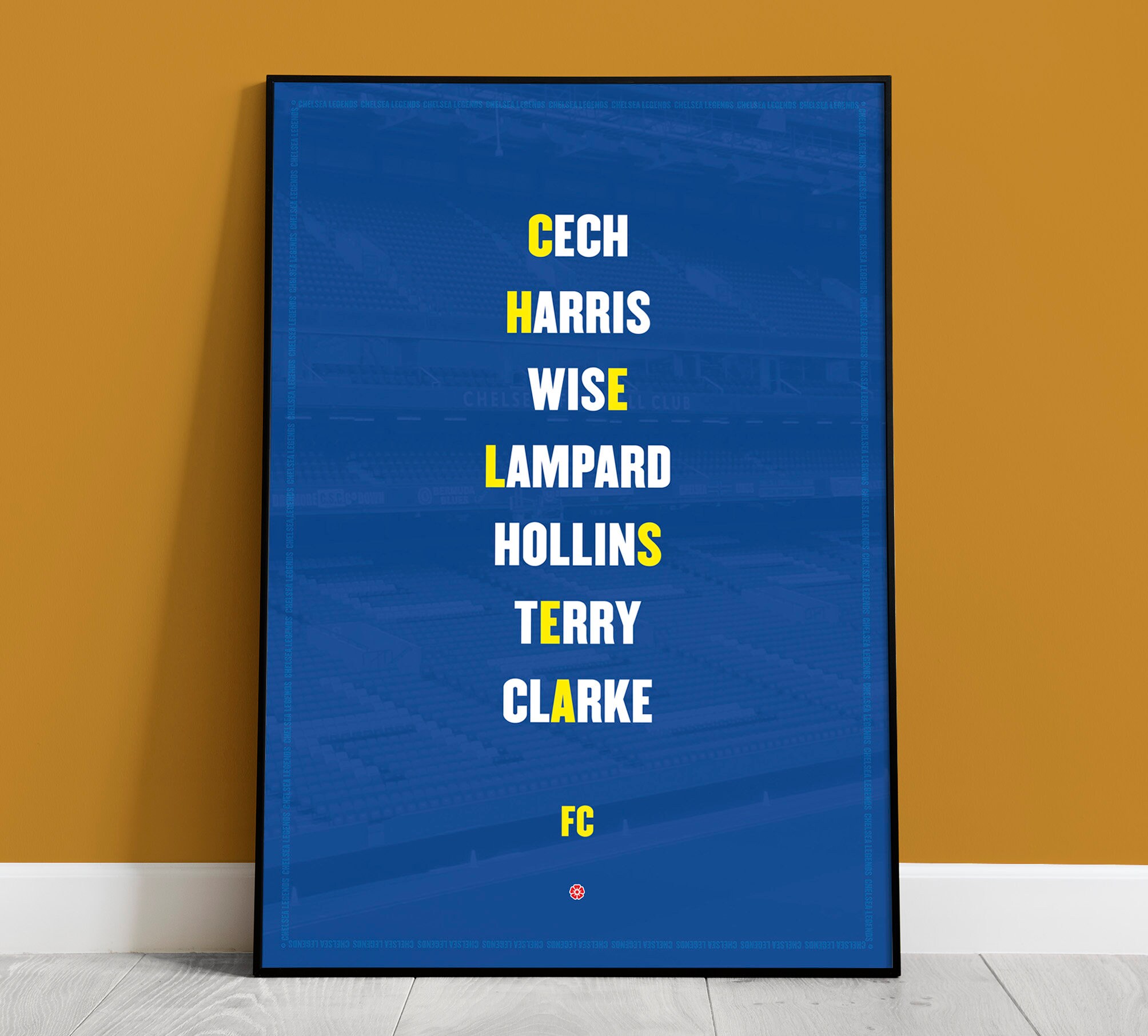 Chelsea FC Legends Poster - Etsy