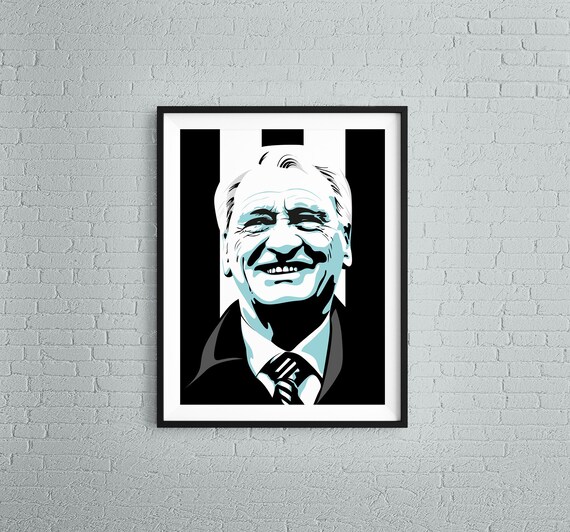 Newcastle United Sir Bobby Robson Portrait Cool - Etsy