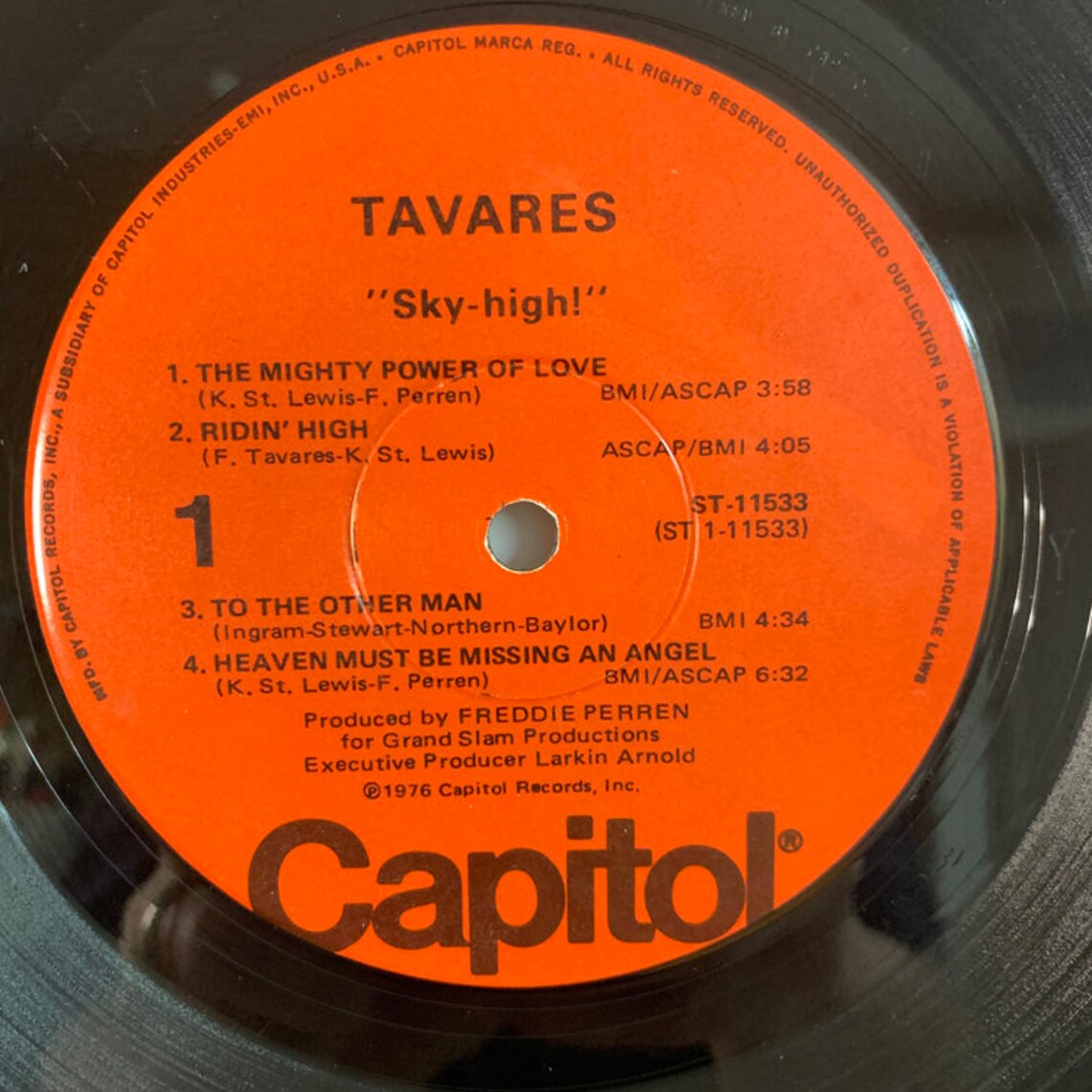 Tavares Sky High Vintage Vinyl Record 1976 | Etsy