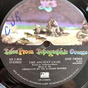 Yes Tails From Topographic Oceans 2 Record Set Vintage Vinyl Record ...