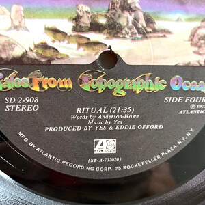 Yes Tails From Topographic Oceans 2 Record Set Vintage Vinyl Record ...