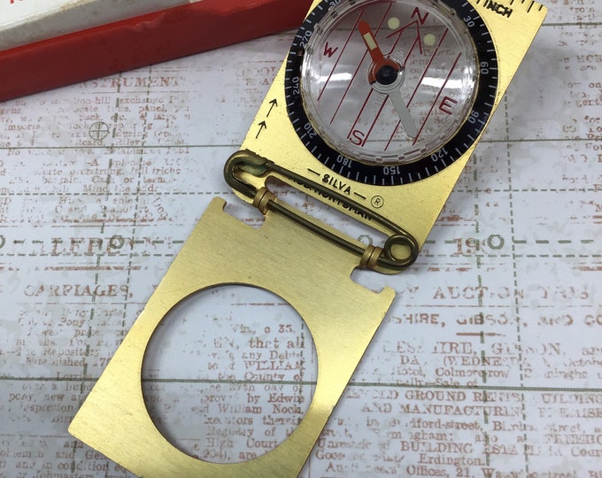 1966 Silva Huntsman Compass Original Case AND Instructions/sun Watch ...