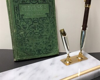 Marble Desk Pen Set - Etsy