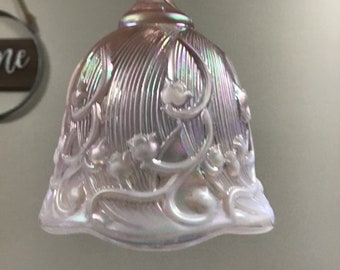 Fenton Pink Bell - Etsy