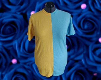 Split Color Shirt - Etsy