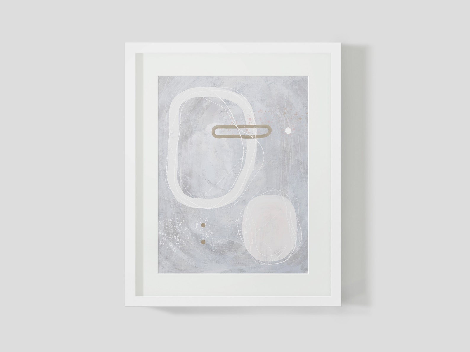 Printable Wall Art Subtle Abstract Painting Neutral Home Decor Instant ...