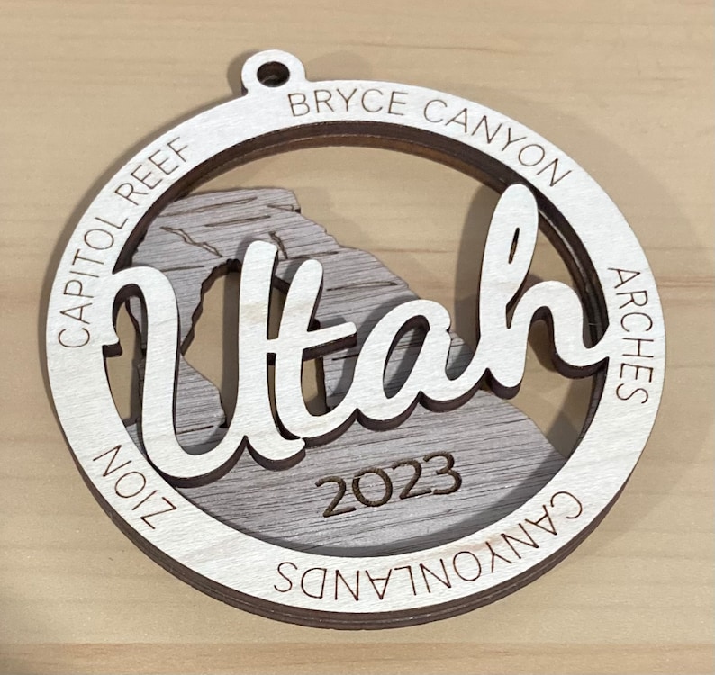 Collectible Utah National Park Ornament: Preserve Your Memories of ...
