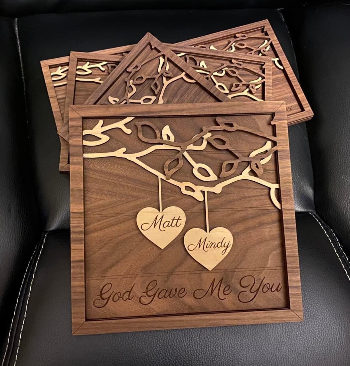 Customizable Heart Dangle Sign - Personalized Name Shelf Decor - Etsy