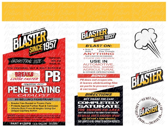 PB Blaster Digital For Tumblers No SVG | Etsy