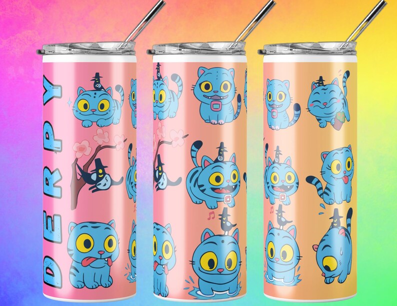 K-pop Demon Hunters 20oz Skinny Tumbler Wraps, Digital PNG| Huntrix ...