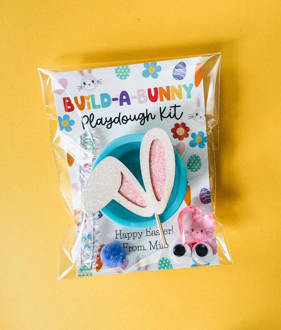 Build-a-bunny Play Dough Kit|easter Play Dough Kit|easter Playdoh ...