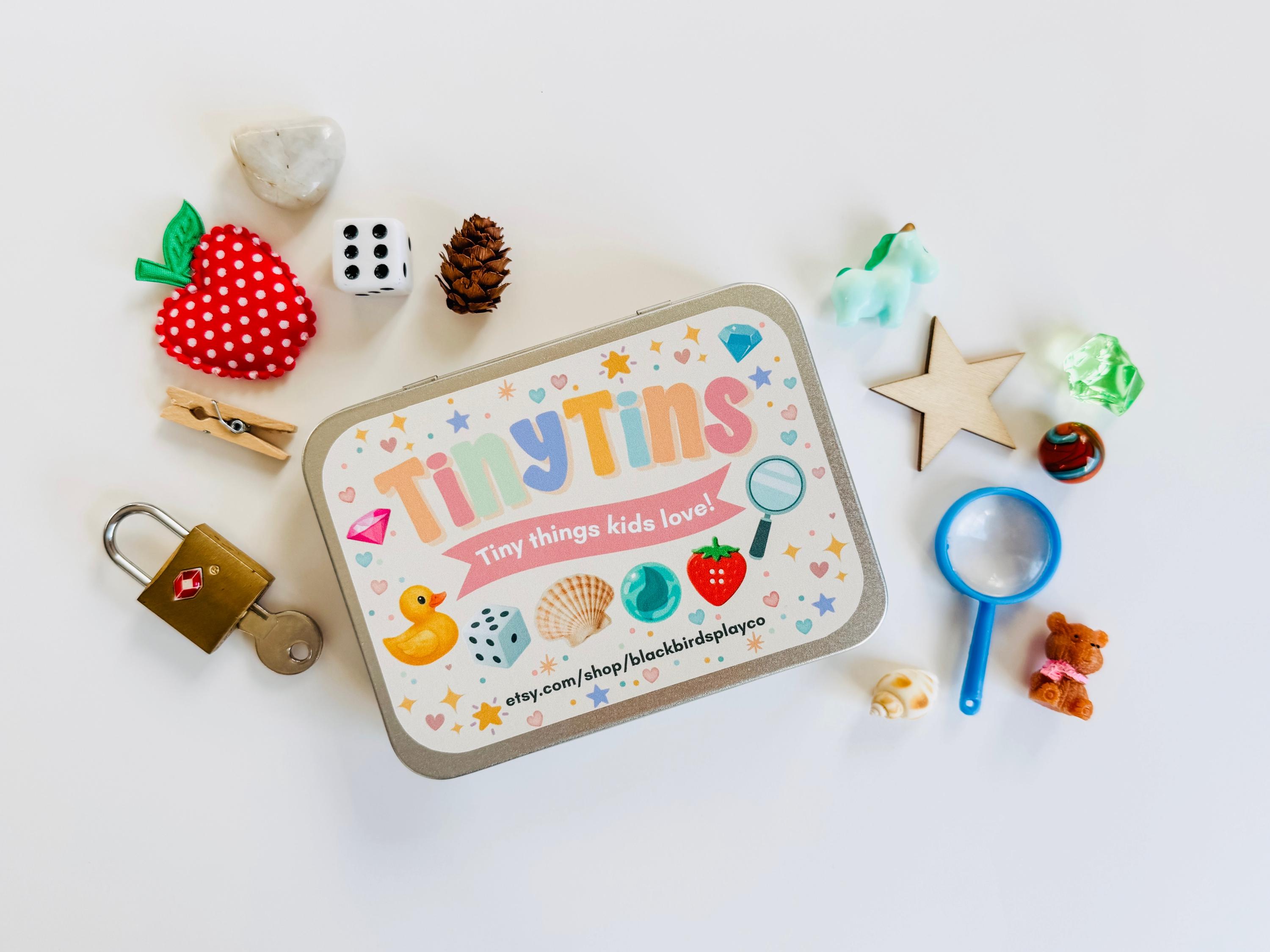 Small Collectible Trinket Tins for Kids | Sensory Play & Trading Toys ...
