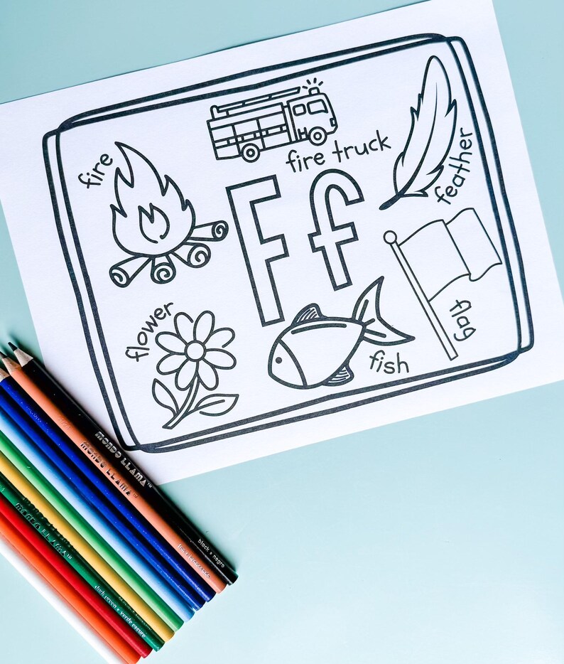 Alphabet Coloring Pages | ABC Printable Set for Kids | Preschool Letter ...