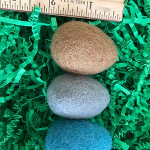 Handmade Felted Wool Chick and Eggs Felted Easter Eggs - Etsy