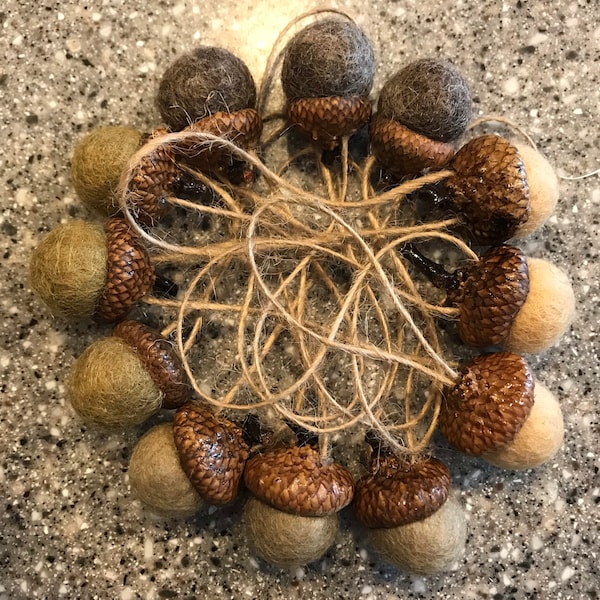 Acorn Ornaments - Etsy