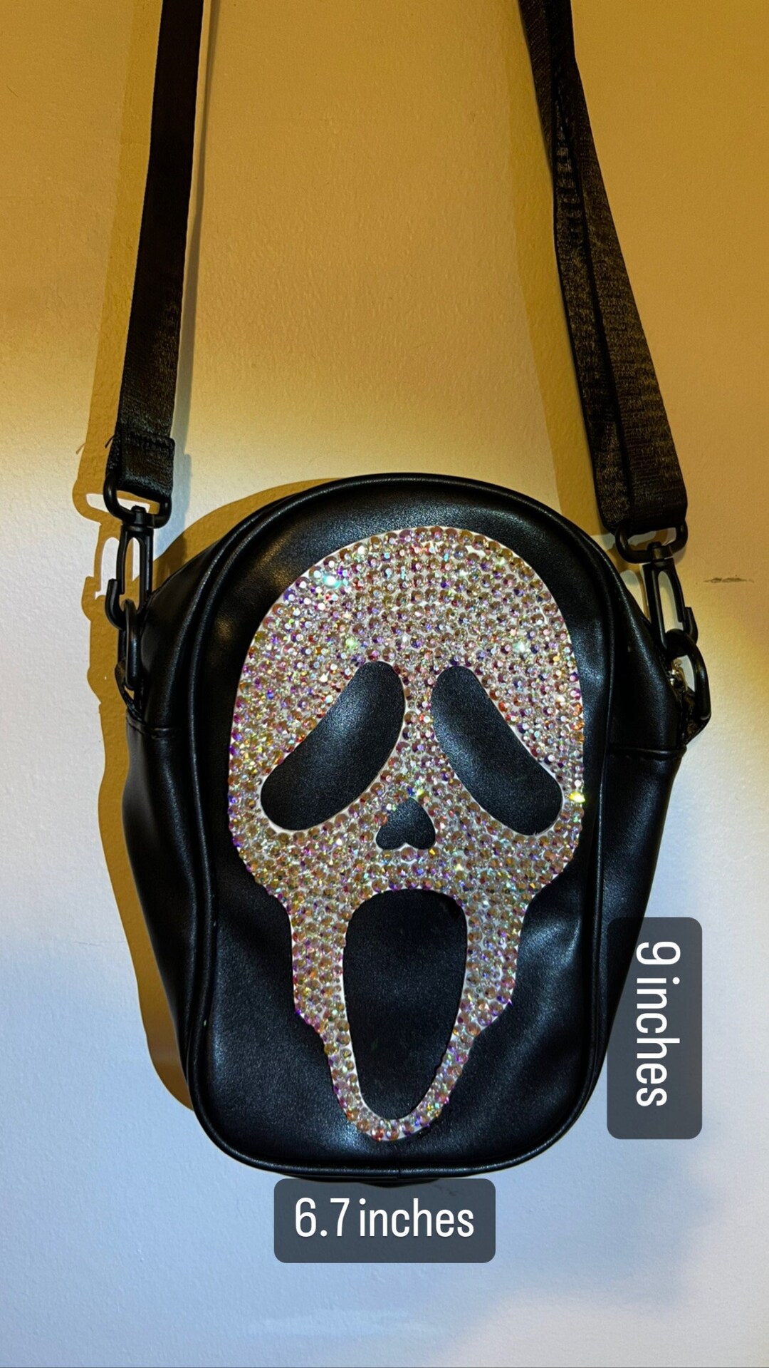 Ghost Face Mask Crossbody Bag, Halloween Crossbody Bag. 3 Color Options ...