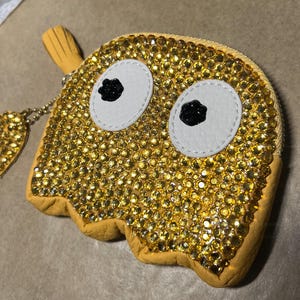 Arcade Ghost Rhinestone Coin Purse / About 4 Ish by 4 Ish Inches ...