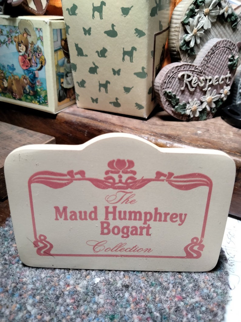 Maude Humphrey Bogart Figurine "winter Friends" - Etsy