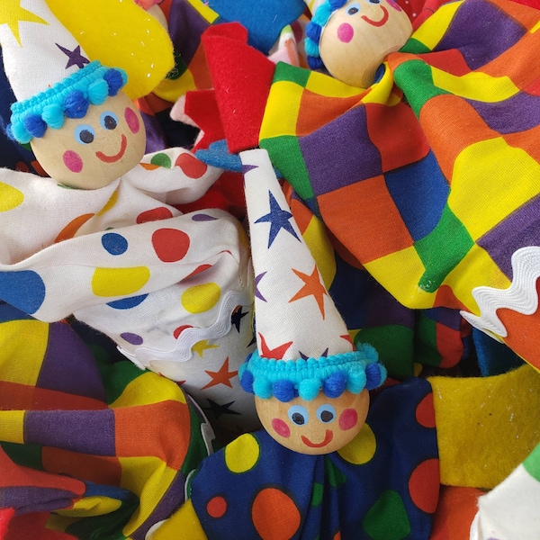 Clown Hand Toy - Etsy