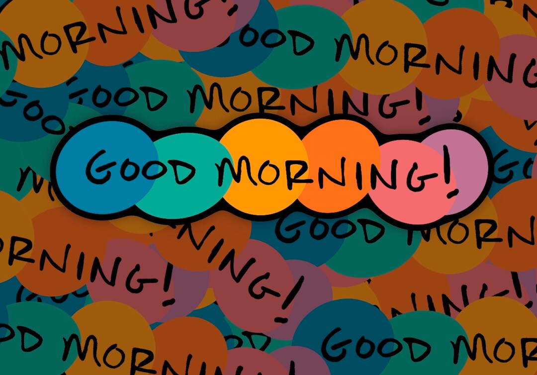 Good Morning! Sticker - Etsy
