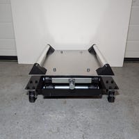 Ez-slide™ Quickjack Caster Wheel Kit! Heavy Duty 8ga Powdercoated Steel ...