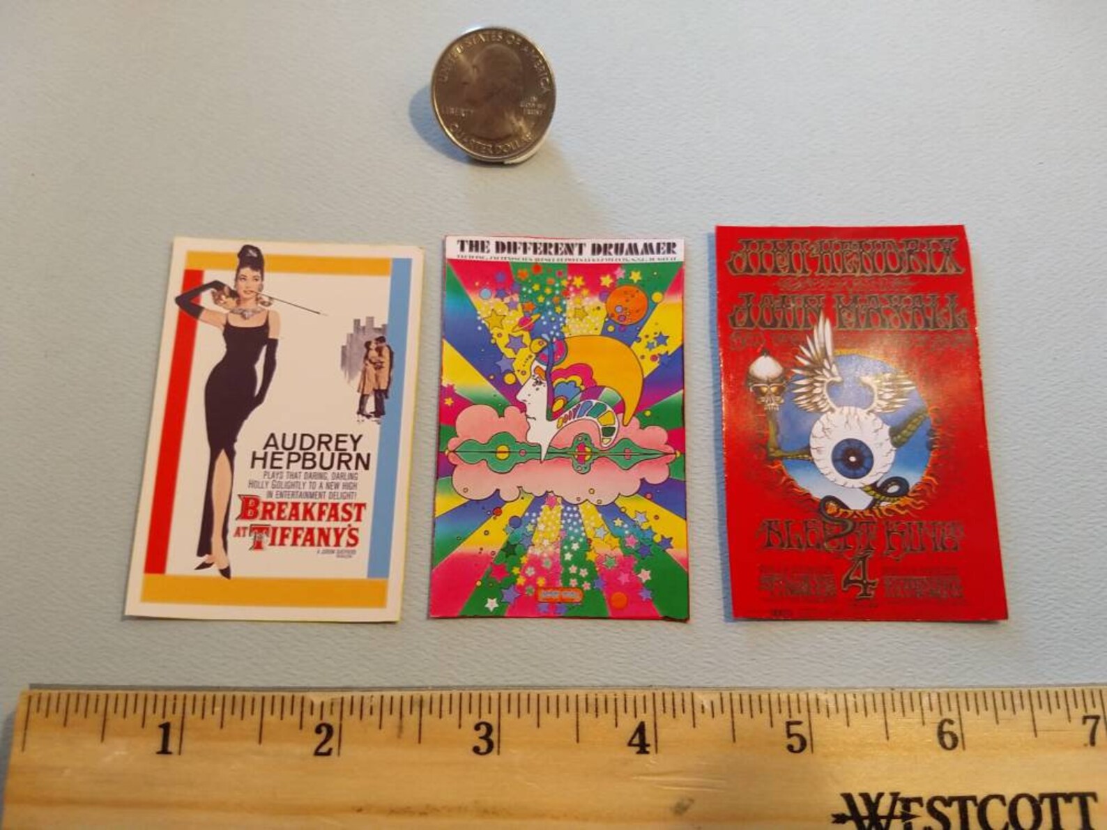 Dollhouse Miniature Poster Set 1960's & 1970's | Etsy