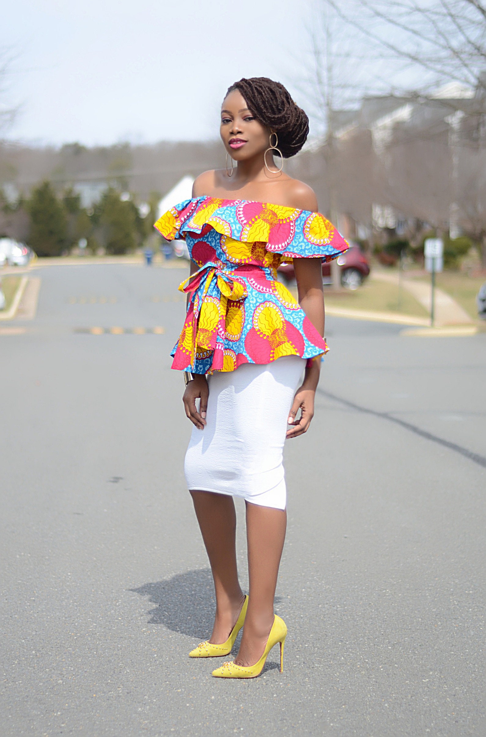 Zada Top (belted) - Etsy