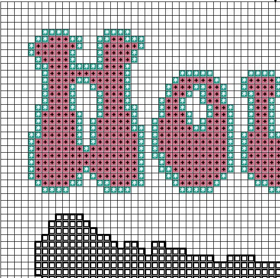 House Hippo - Silhouette - Cross Stitch Pattern - Digital PDF - Etsy