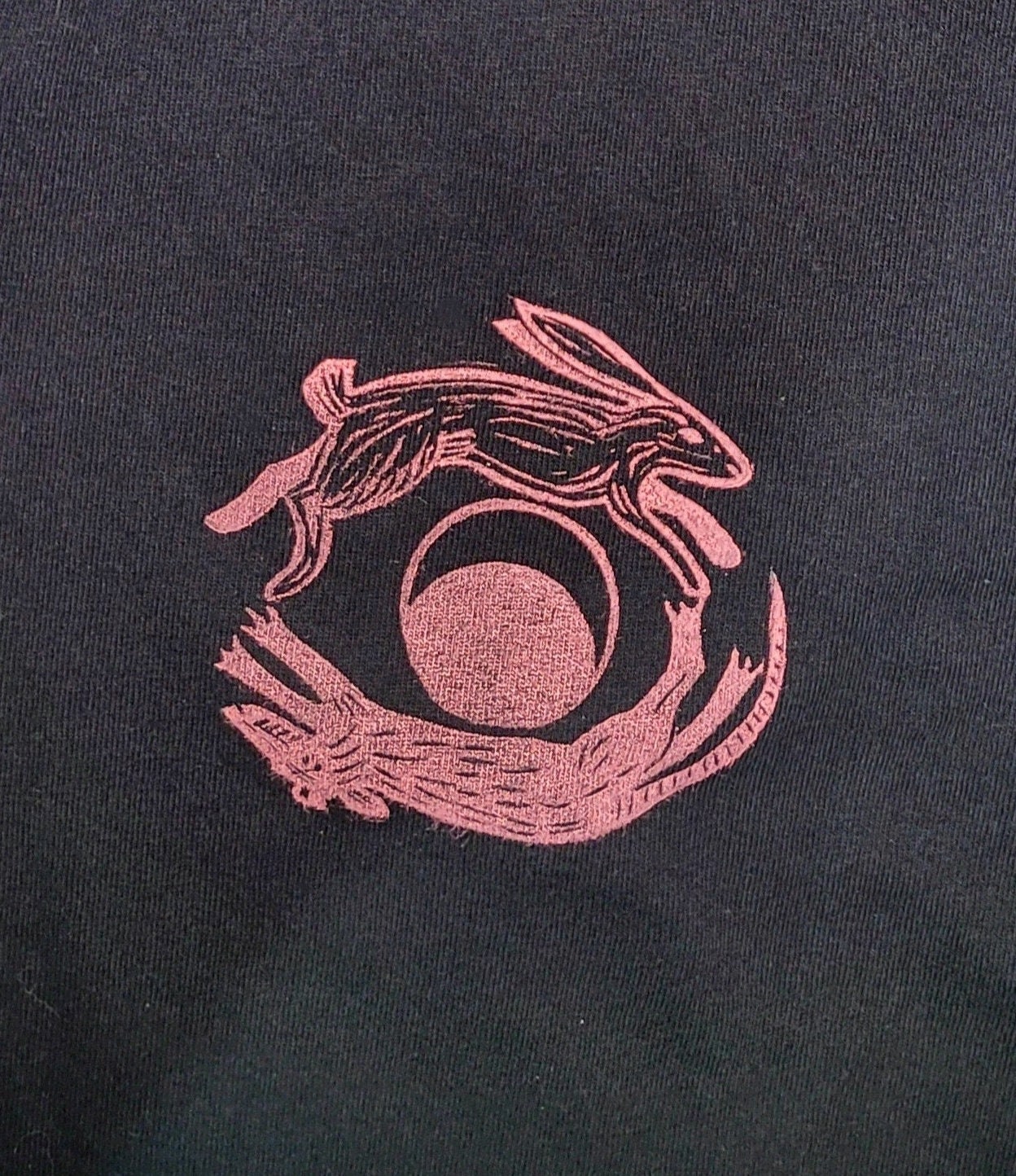The Balance Tee - Hand Printed Hand Cut Linocut T-shirts - Etsy