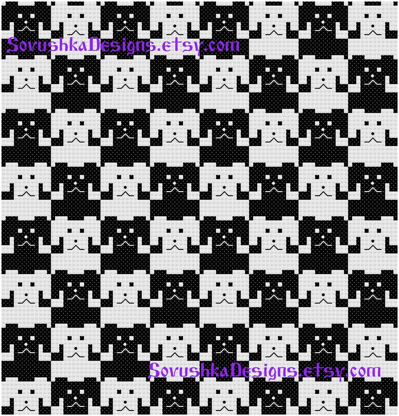 Dogtooth - Cross Stitch Pattern - Digital PDF - Etsy UK