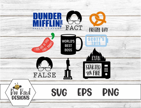 The Office SVG Bundle - Etsy